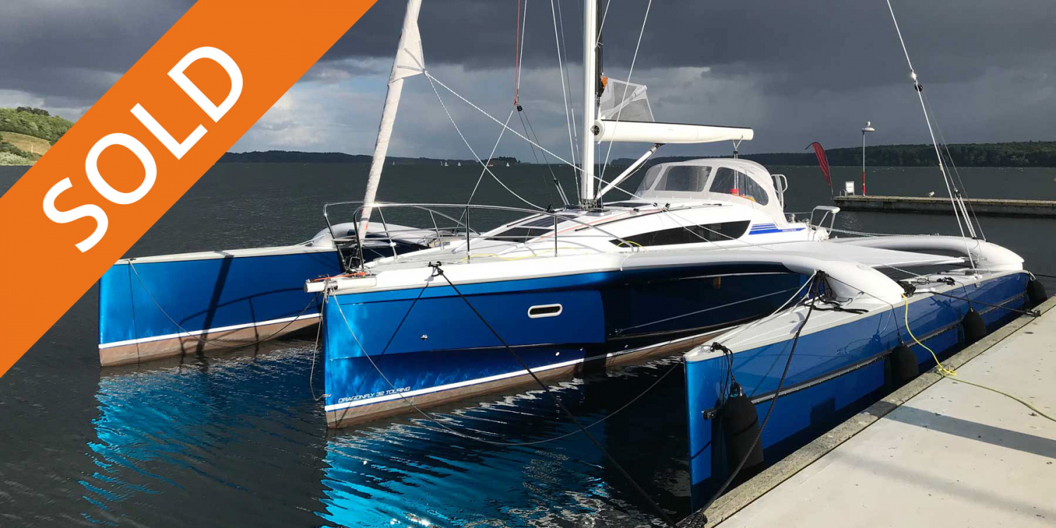 Pre-owned Dragonfly trimarans for sale | Multihull Solutions