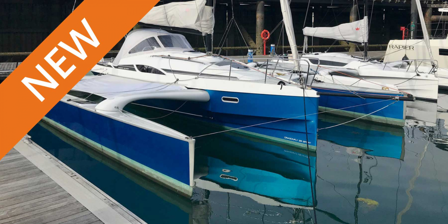 Pre-owned Dragonfly trimarans for sale | Multihull Solutions