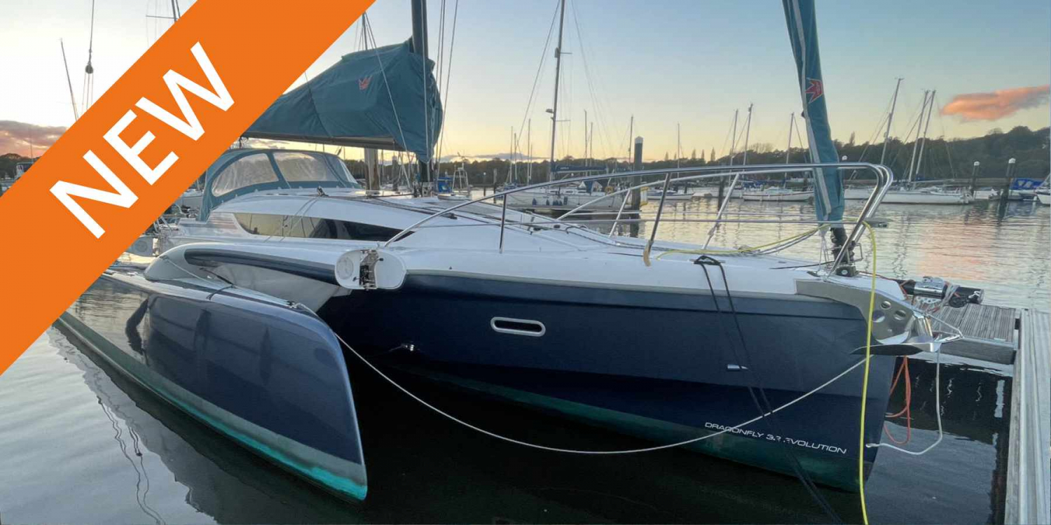 Pre-owned Dragonfly trimarans for sale | Multihull Solutions