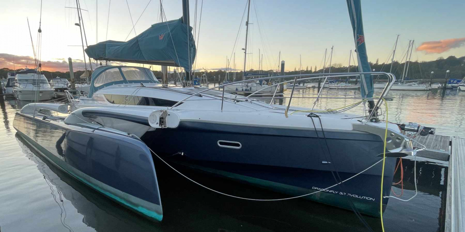 Pre-owned Dragonfly trimarans for sale | Multihull Solutions