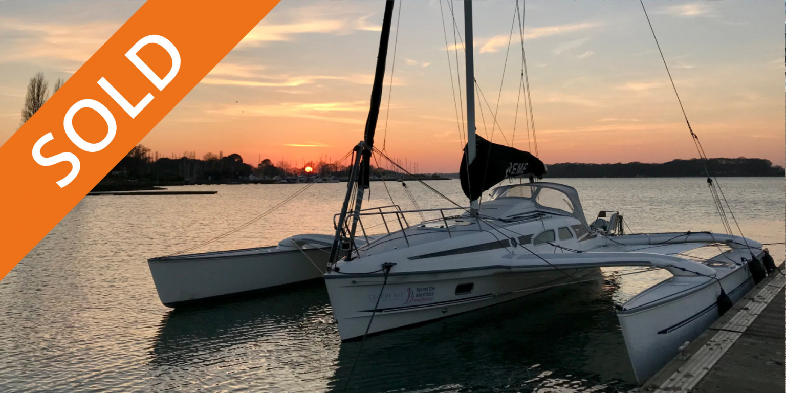 Pre-owned Dragonfly trimarans for sale | Multihull Solutions
